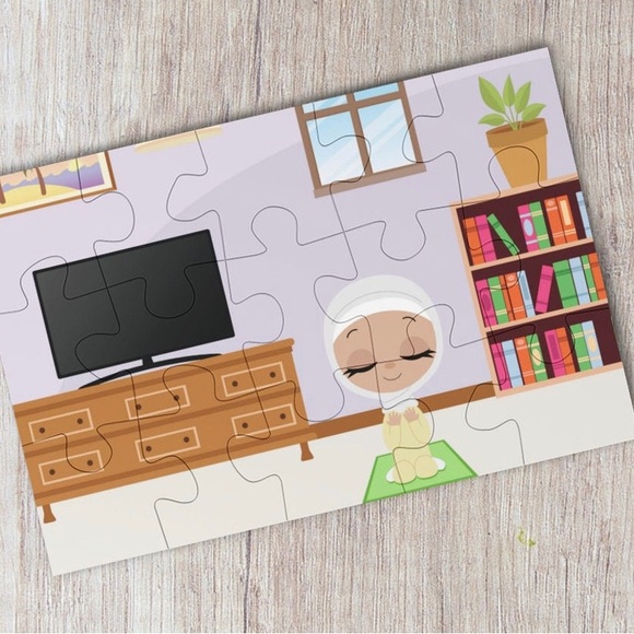 Toys | Muslim Kids Puzzle Muslim Girl Living Room Prayer | Poshmark